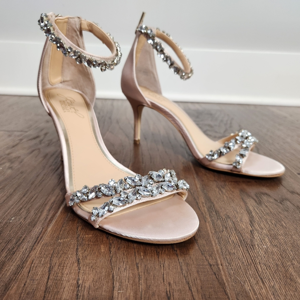 Jewel By Badgley Mischka Caroline Embellished Strap E… - Gem